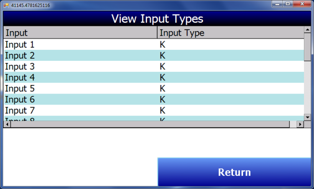 View Input Types